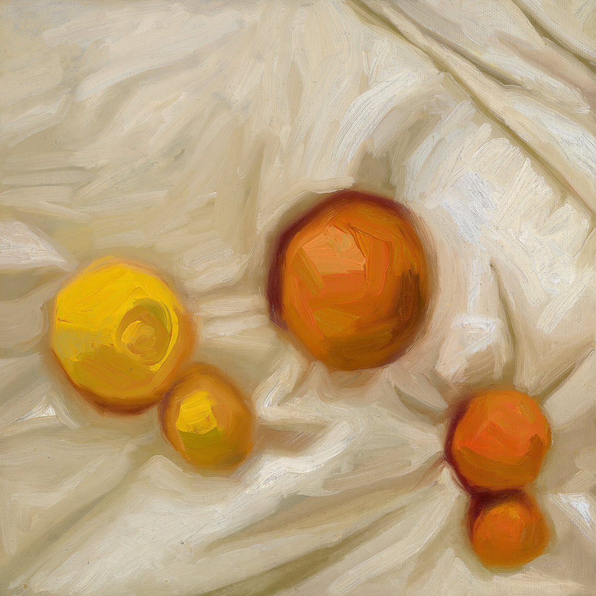 Rachelle Dusting - 'Citrus on Linen' Mounted Limited Edition Print 7/9 ...