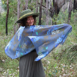 Chrisea Designs - 'Spinebill Serenade' Wool/Silk Wrap (cde062 ...