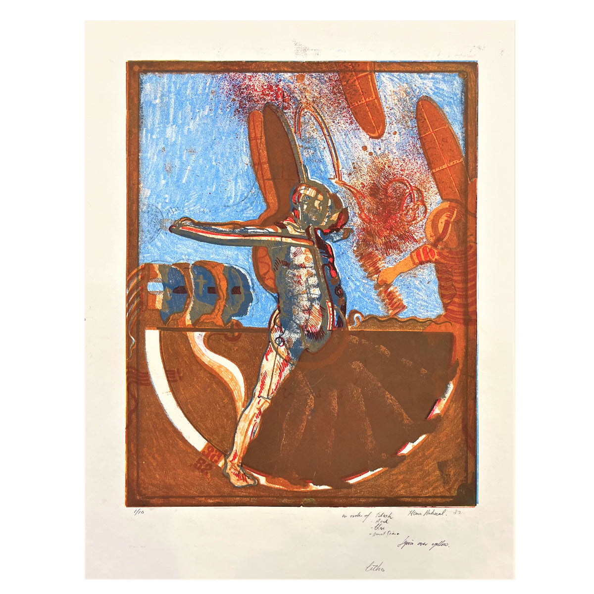 Hans Arkeveld - 'Untitled' 1/10 Lithograph (har10) – Mundaring and ...